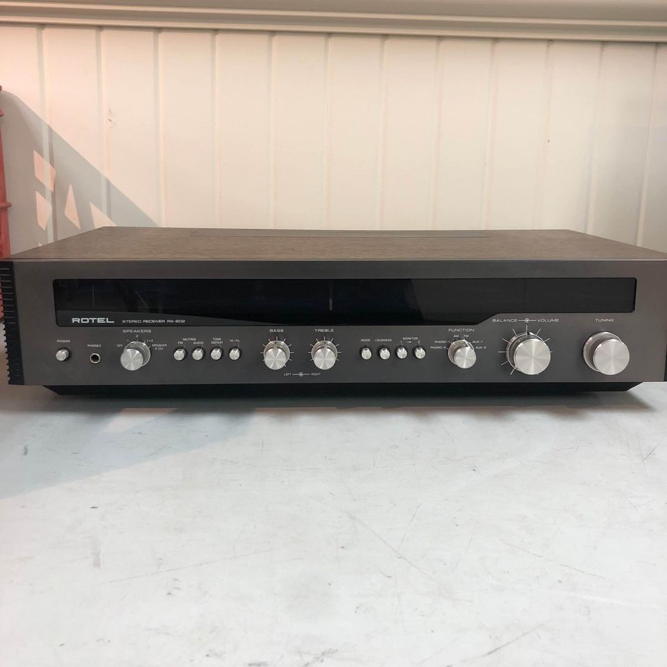 Rotel Model No. RX-602 Stereo Receiver – Jordan's Vinyl Garage Inc.